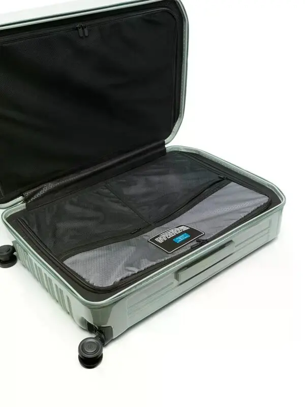 PIQUADRO Logo-plaque Panelled Trolley