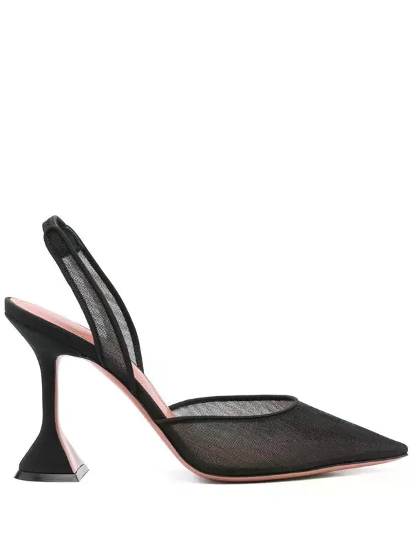Amina Muaddi Holli Slingback Pumps