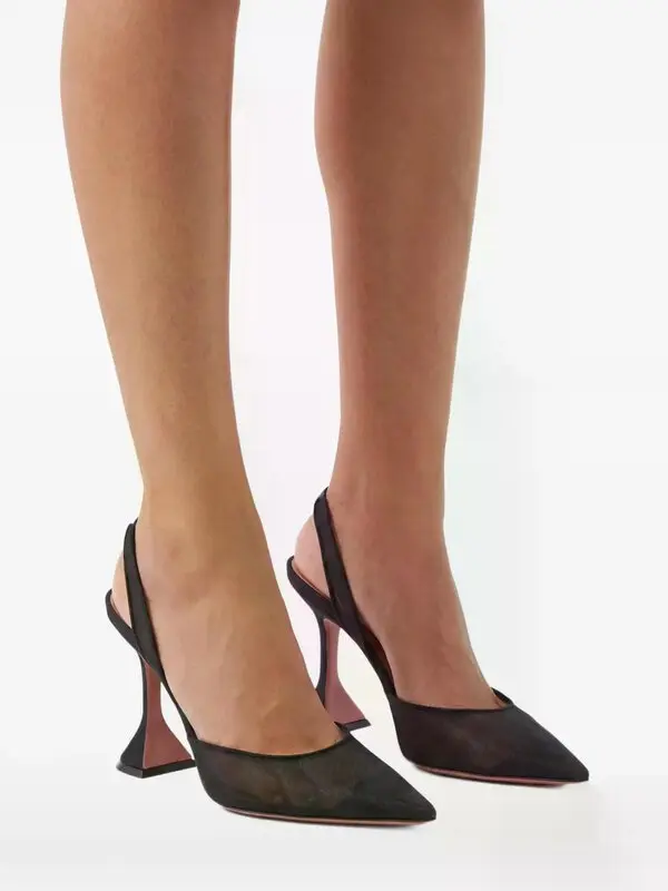 Amina Muaddi Holli Slingback Pumps