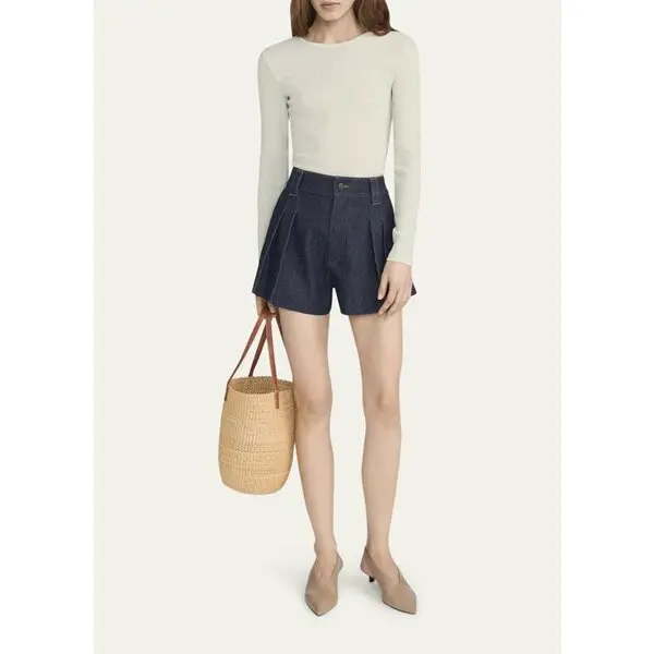 FRAME The Structural Denim Shorts