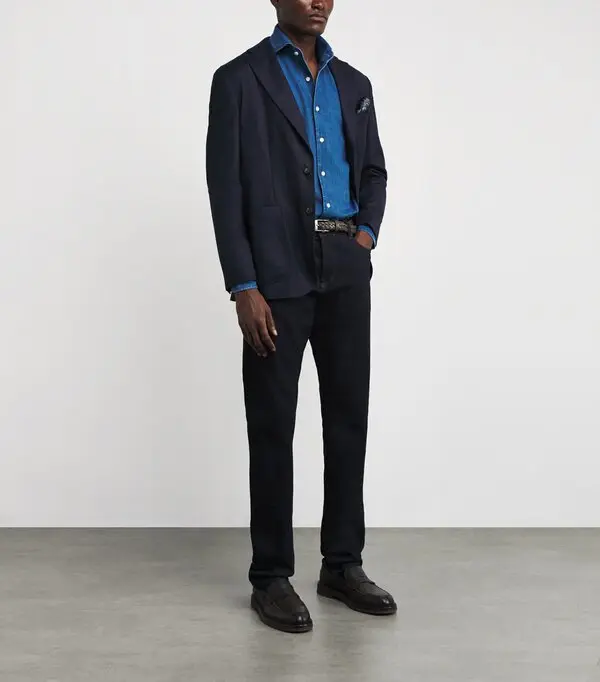 100HANDS Japanese Indigo Denim Shirt