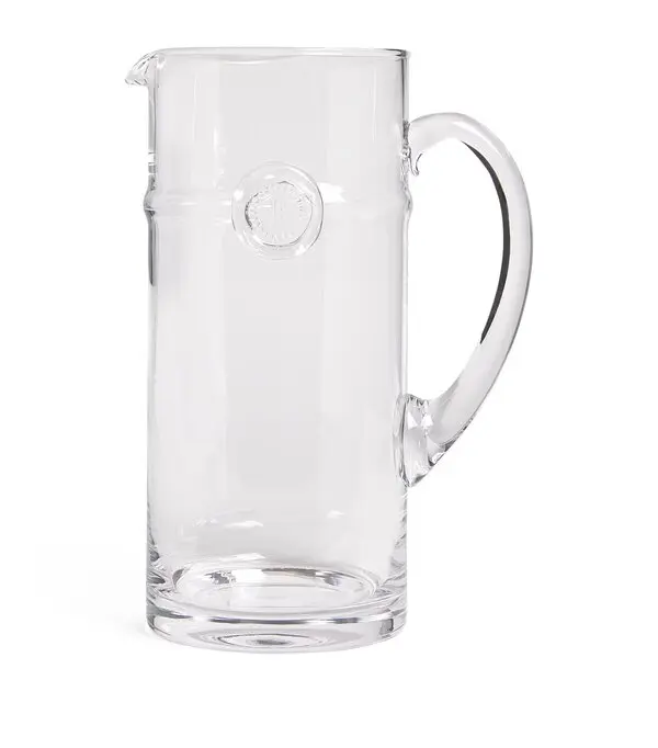 Harrods Glass Emblem Jug
