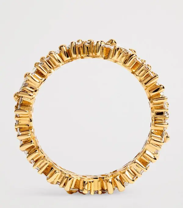 SUZANNE KALAN Rose And Diamond La Fantaisie Eternity Ring
