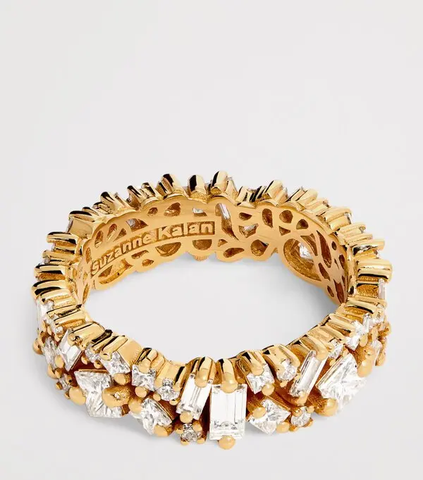 SUZANNE KALAN Rose And Diamond La Fantaisie Eternity Ring