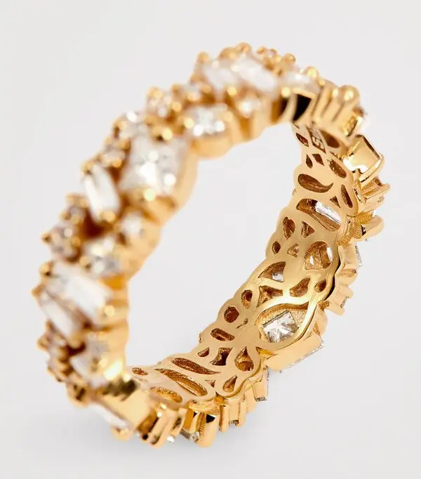 SUZANNE KALAN Rose And Diamond La Fantaisie Eternity Ring