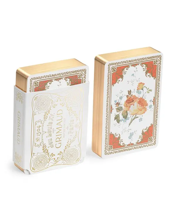 GRIMAUD X Bnf N°1504 Louis Xv Archival Playing Cards - Red