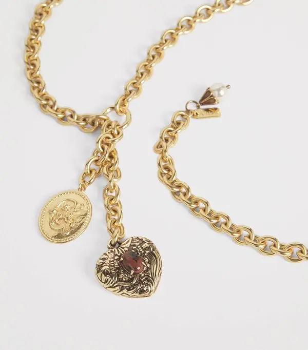 Chloé Heart Chain Belt - Gold