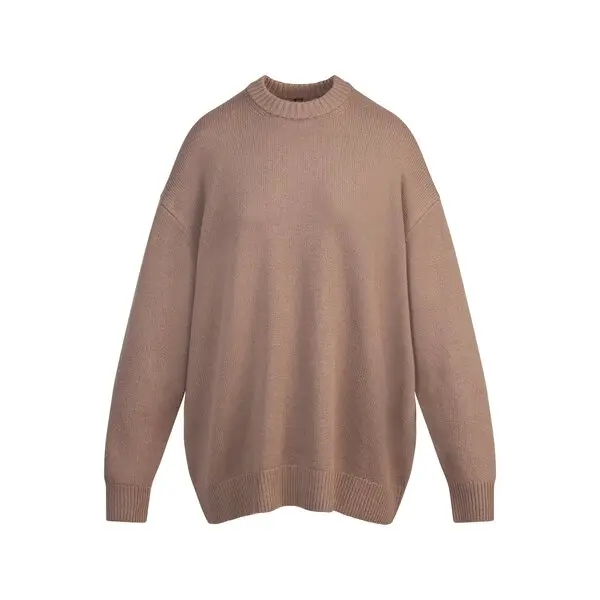 SKIMS Cashmere Oversized Sweater - Umber