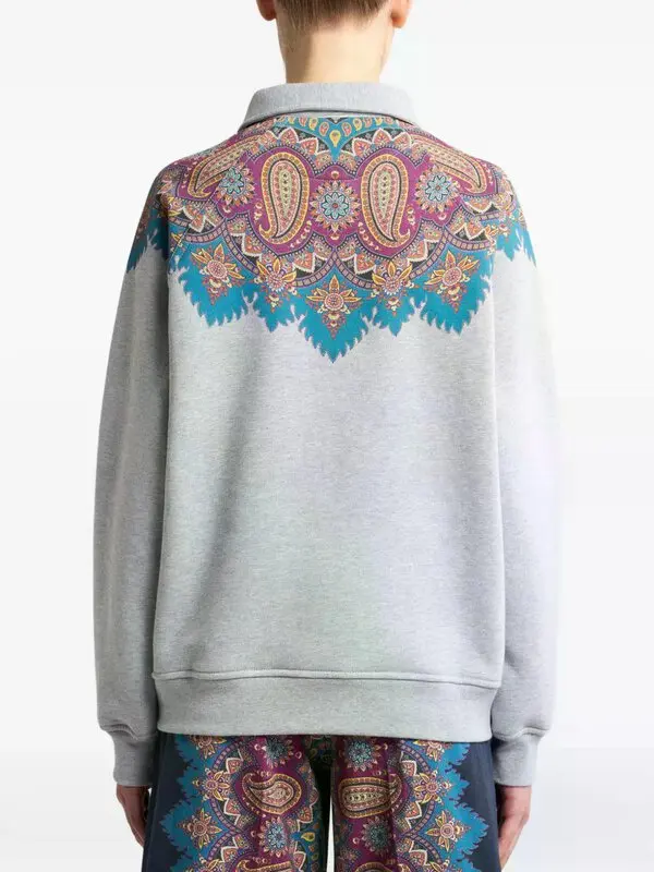Etro Paisley-print Cotton Sweatshirt