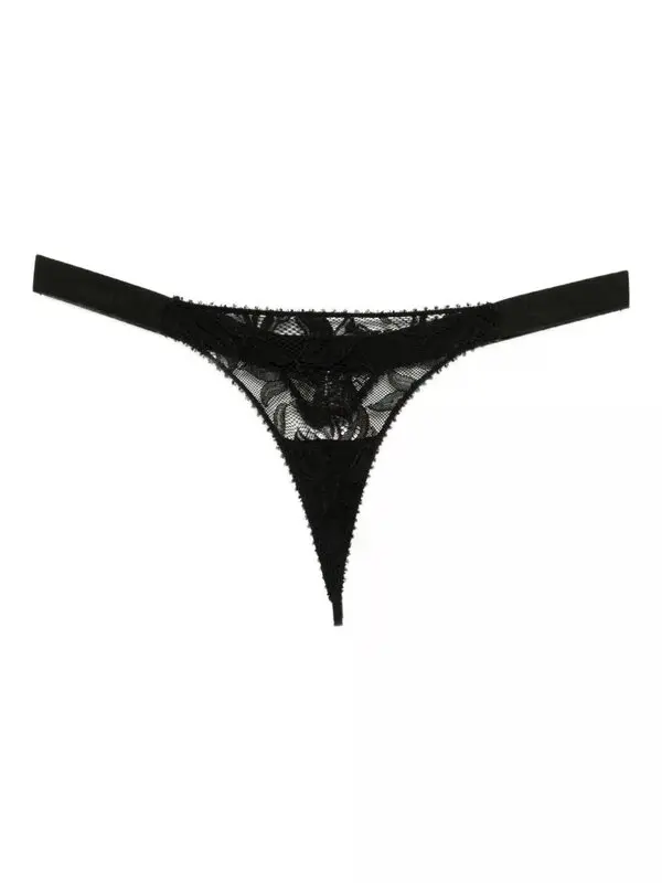 Kiki De Montparnasse Sophie Thong - Black