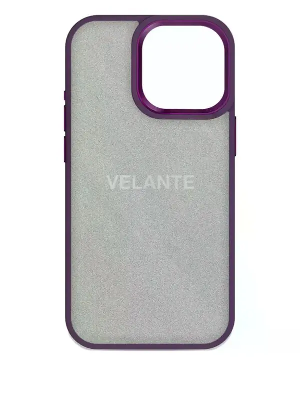 VELANTE Lizard-texture Iphone 16 Pro Max Case - Purple