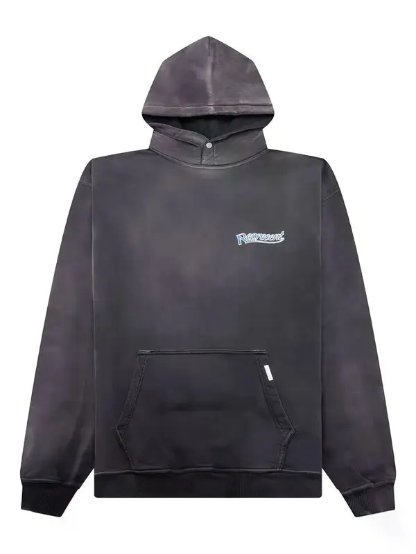 REPRESENT Logo-print Hoodie - Black
