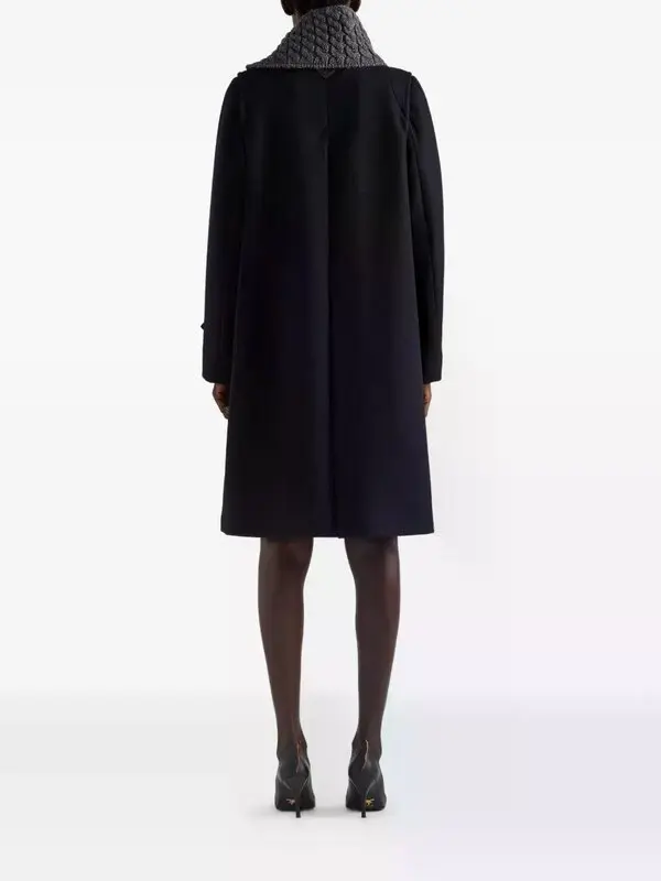 Prada Single-breasted Loden Coat