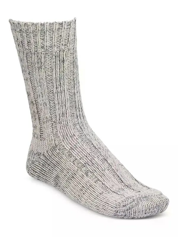 BIRKENSTOCK Ribbed-knit Socks - Grey