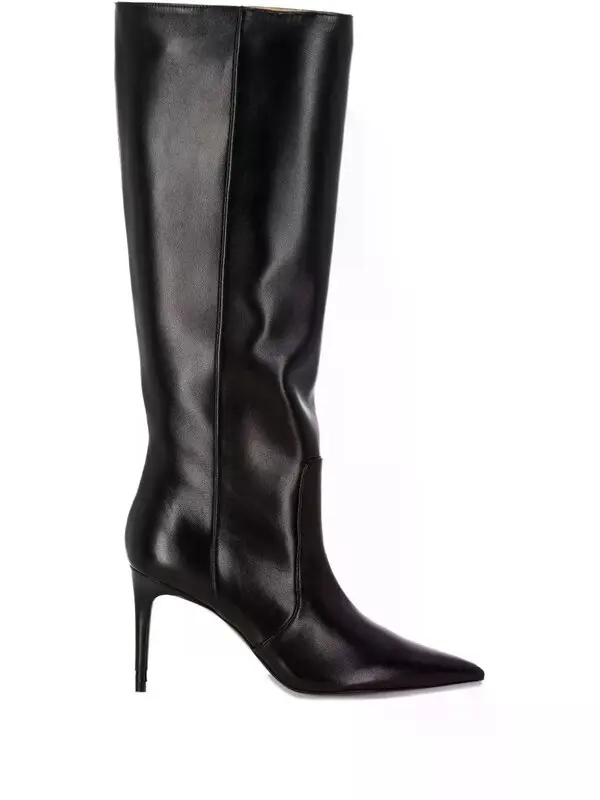 STUART WEITZMAN Leather Pointed-toe Knee-high Boots