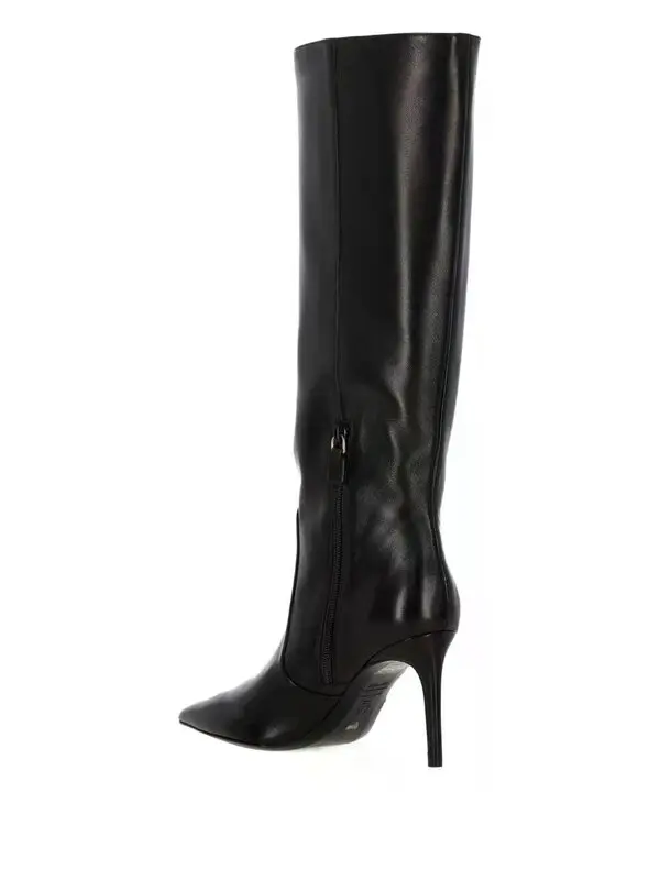 STUART WEITZMAN Leather Pointed-toe Knee-high Boots
