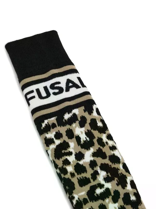 Fusalp Leopard-print Socks