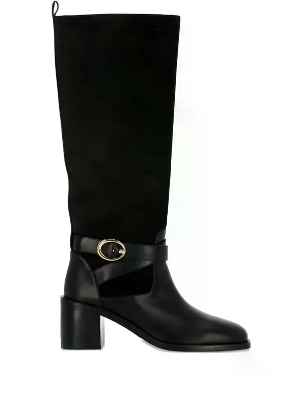 STUART WEITZMAN Buckle-detail Leather Boots