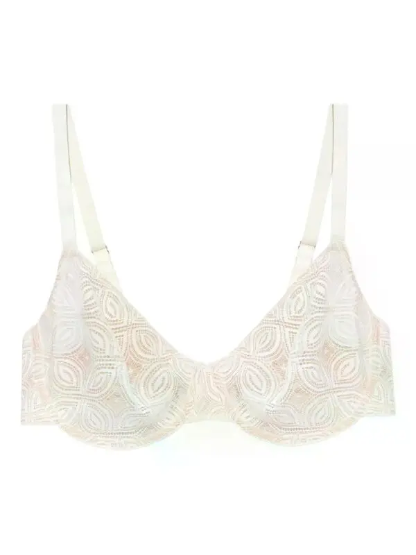 Hanro Ruby Embroidered Bra - Neutrals