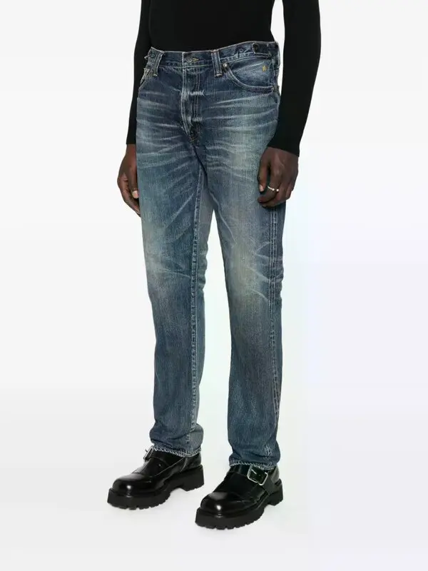 Mastercraft Union Faded Button-fly Jeans