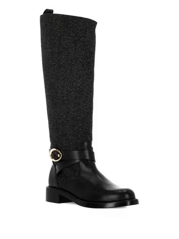 STUART WEITZMAN Buckle-detail Knee High Boots
