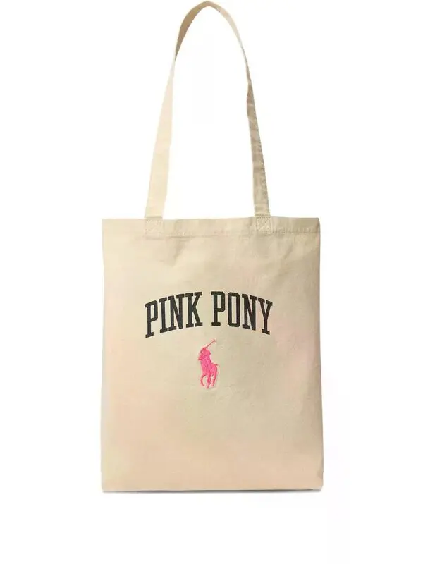 Polo Ralph Lauren Logo-detail Tote Bag - Neutrals