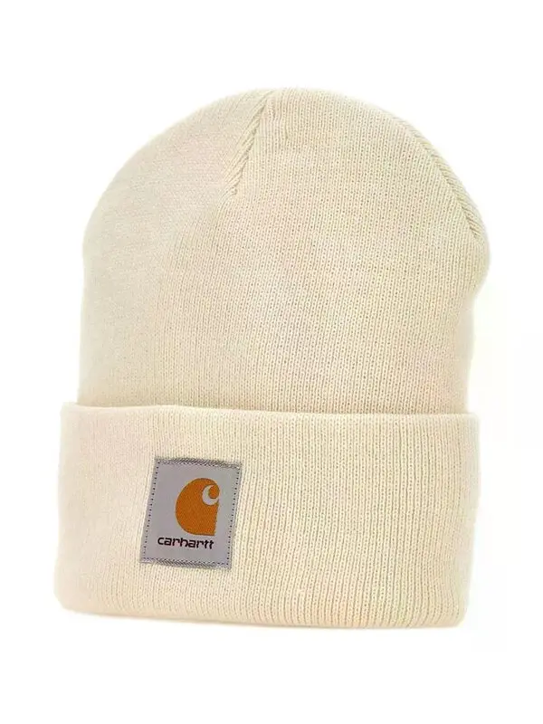 Carhartt Work In Progress Logo-patch Beanie - Neutrals