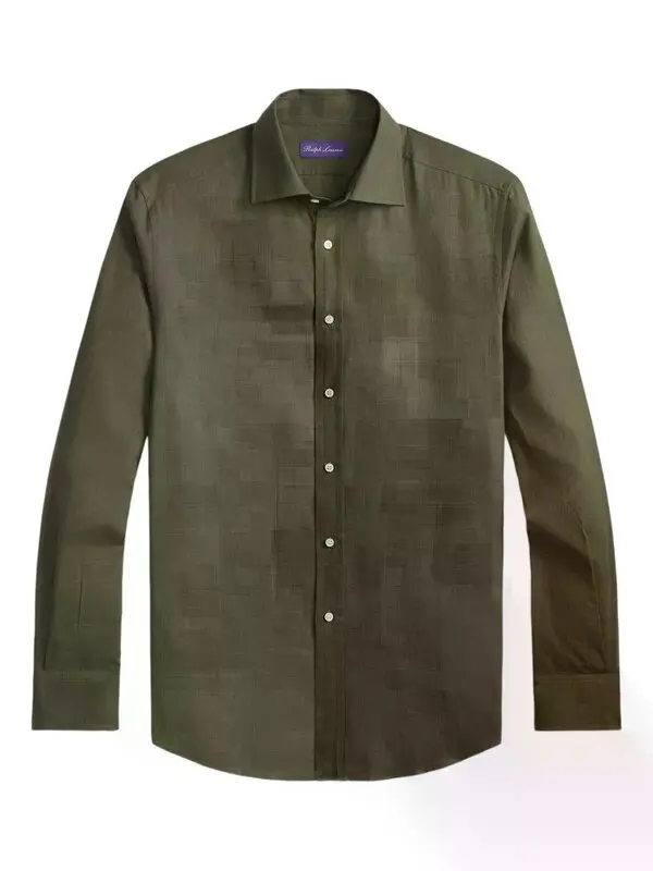 Ralph Lauren Purple Label Long-sleeves Cotton Shirt - Green