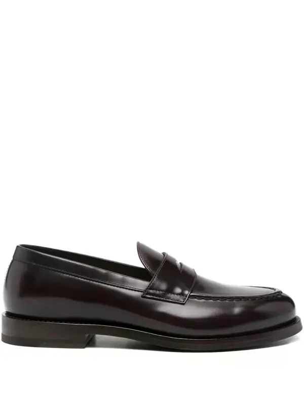 HENDERSON BARACCO Leather Penny Loafers
