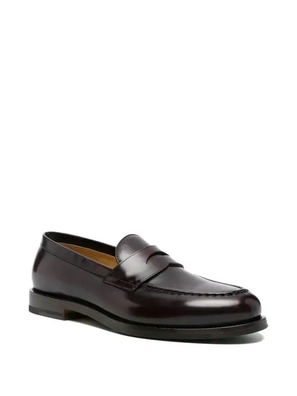 HENDERSON BARACCO Leather Penny Loafers