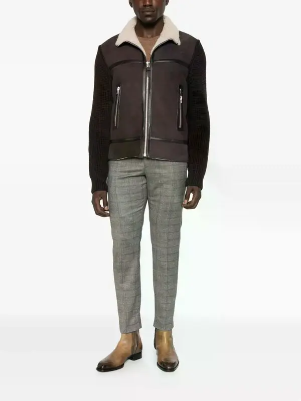 Mackage Leather Zip-up Jacket