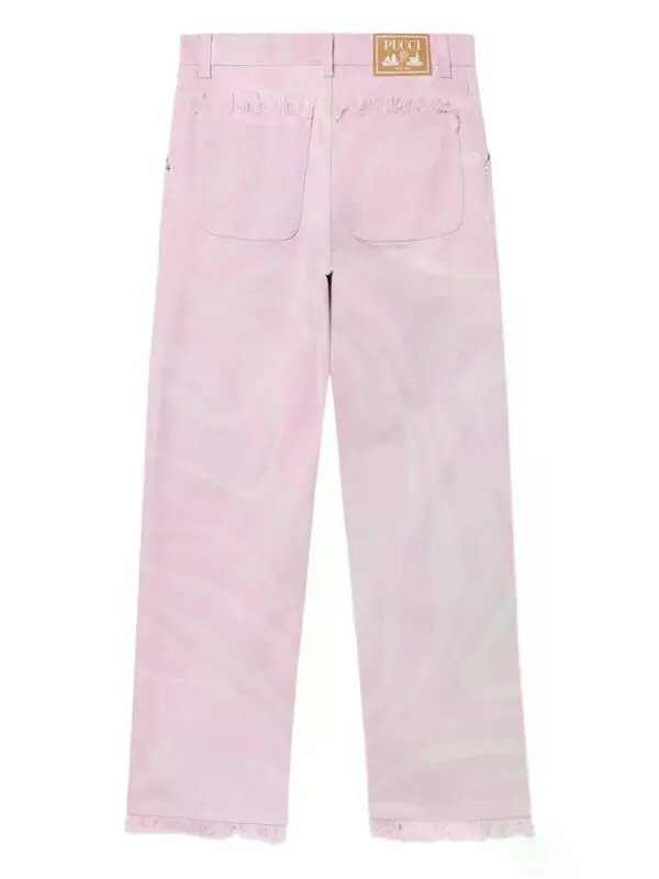 Emilio Pucci Marmo-print Trousers