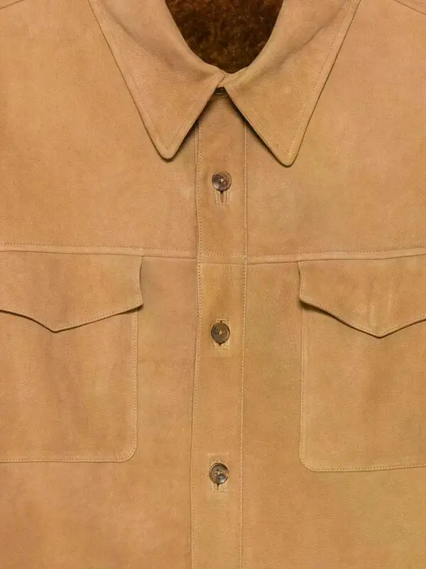 THE ROW Button-down Flap-pocket Shirt Jacket