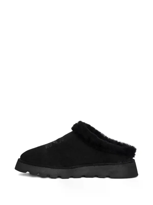 Zadig&Voltaire Embroidered Shearling Mules
