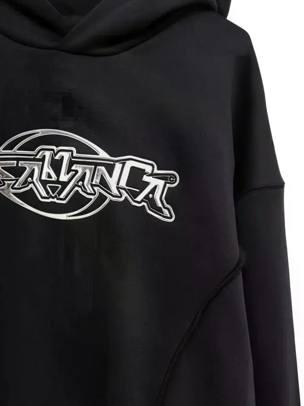Casablanca Panelled Logo Hoodie