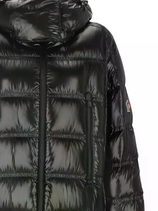 Moncler Rochelairs Hooded Quilted Performance Jacket - Black