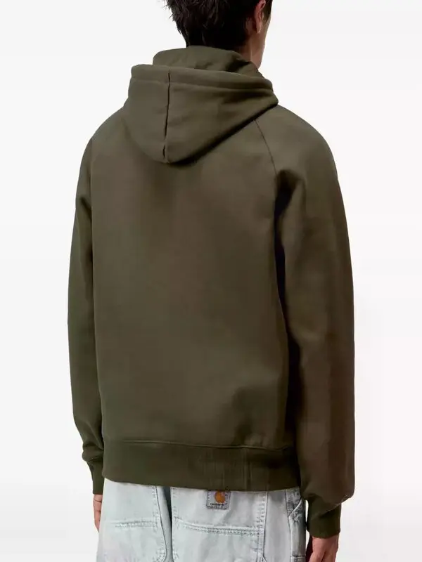 Carhartt Work In Progress Hooded Long-sleeved Sweatshirt - Green