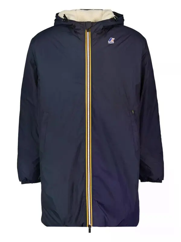 K-WAY Le Vrai 4.0 Eiffel Orsetto Parka - Blue