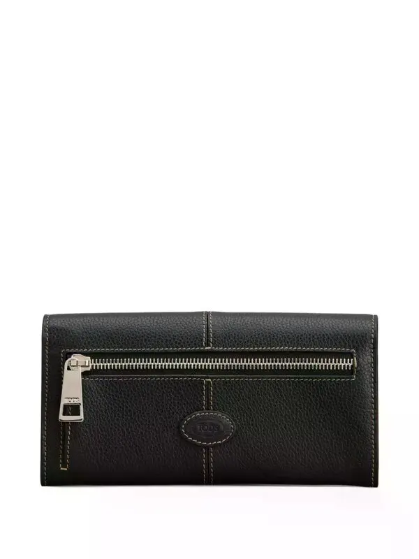 TOD'S Leather Stitched Wallet