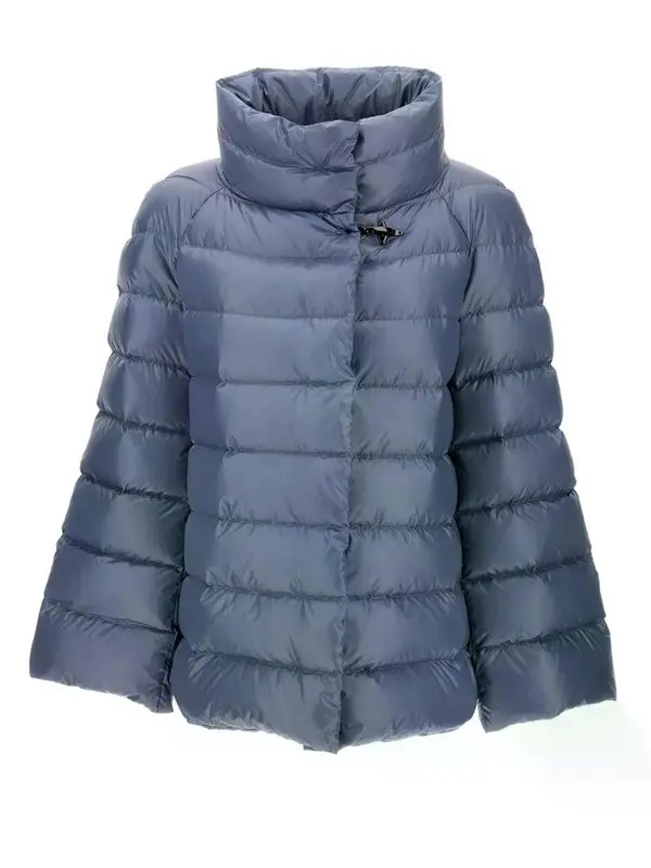 FAY Funnel-neck Quilted Coat