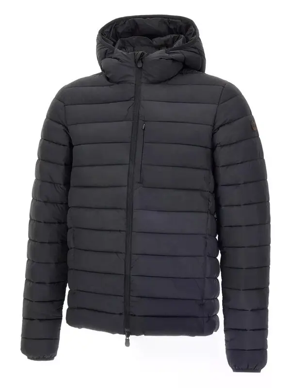 SAVE THE DUCK Hooded Padded Jacket - Black