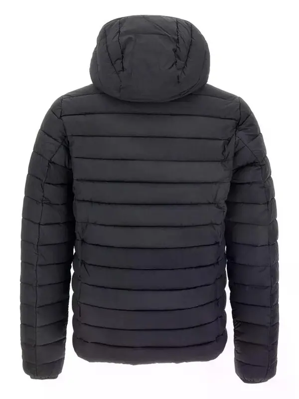 SAVE THE DUCK Hooded Padded Jacket - Black