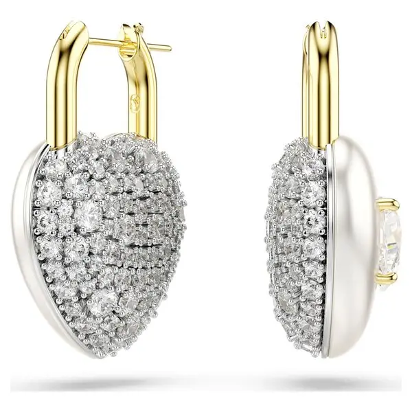 SWAROVSKI Idyllia Butterfly Drop Earrings With Crystal Embellishments - White