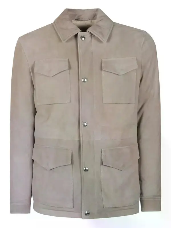 Eleventy Suede Shirt Jacket