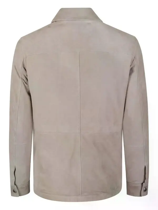 Eleventy Suede Shirt Jacket