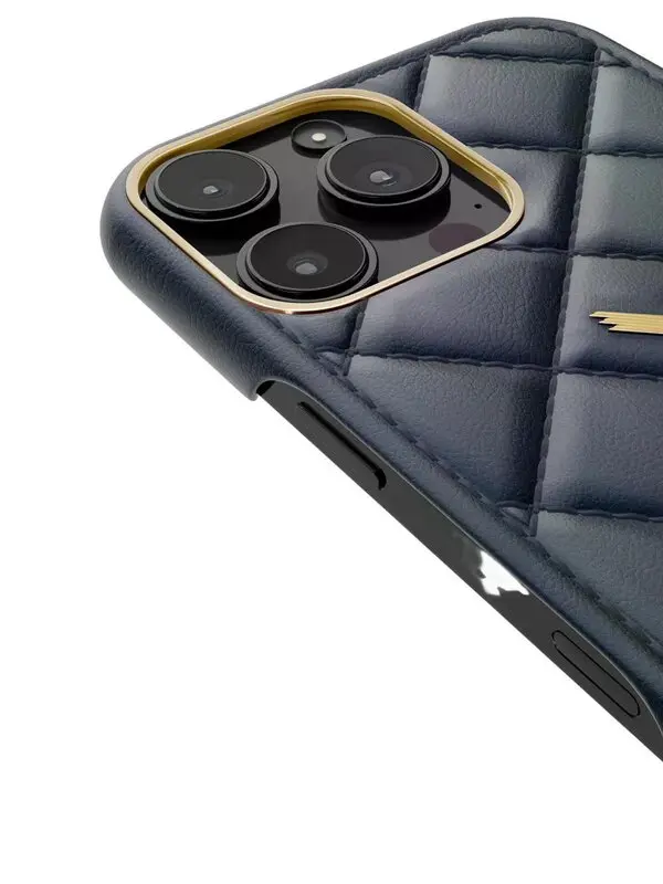 VELANTE Quilted Leather Iphone Case