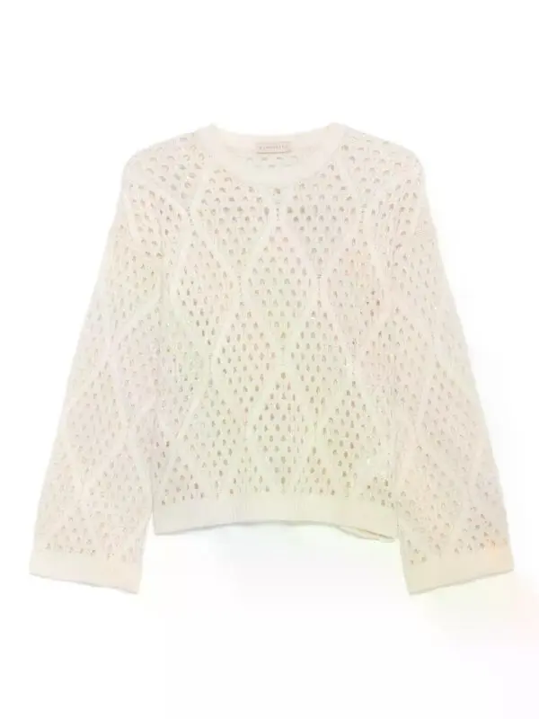 PUROTATTO Open-knit Sweater