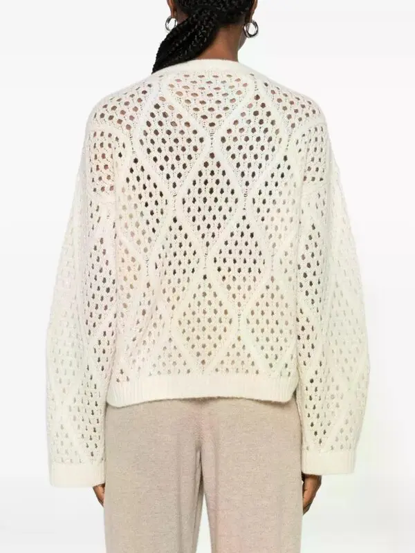 PUROTATTO Open-knit Sweater