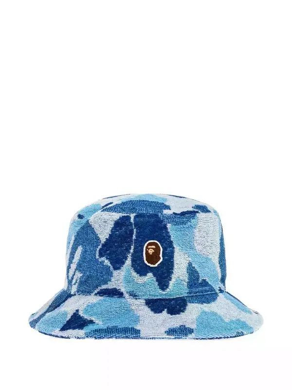 A BATHING APE® Ape Head Camouflage Bucket Hat