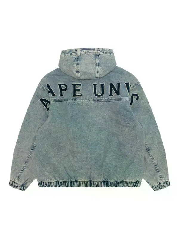 A BATHING APE Hooded Denim Jacket